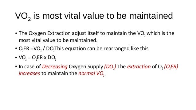 Systemic oxygenation
