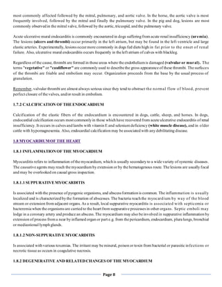 Systemic pathology cardiovascular system | PDF