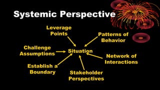 Systemic Perspective | PPT