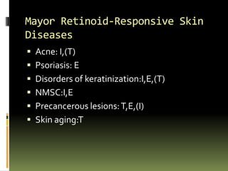 Systemic retinoids in dermatology | PPTX