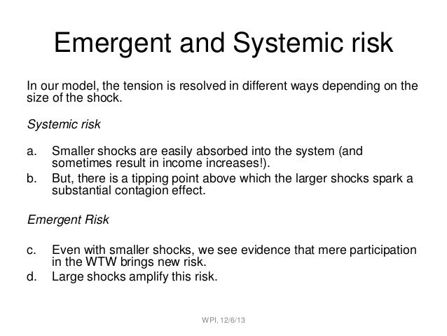 Systemic Risk
