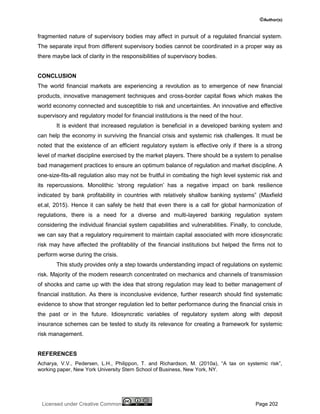 Systemic risk paper | PDF