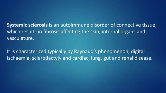 Systemic sclerosis-1.pptx | Free Download