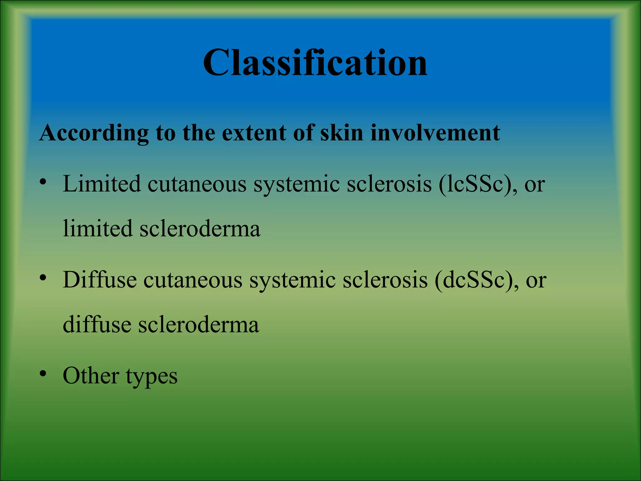 Systemic sclerosis | PPT