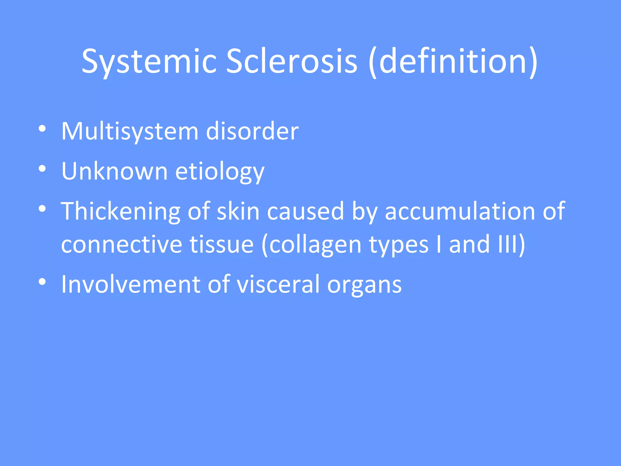 Systemic sclerosis | PPT
