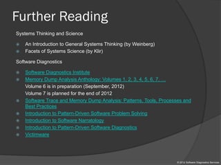 Systemic Software Diagnostics | PPT