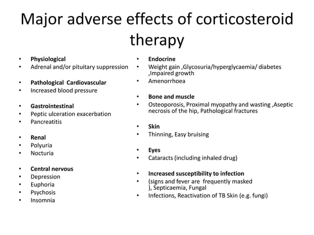 Systemic steroids | PPT