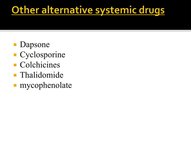 Systemic drugs used in oral medicines | PPT