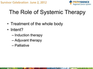 What's New in Cancer Treatment; Chemotherapy vs. Targeted Therapy | PPTX