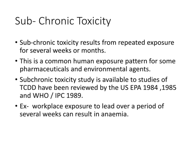 Systemic toxic effects | PPTX