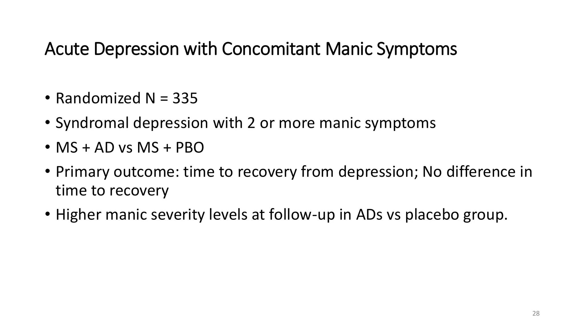 Systemic Treatment Enhancement Program for Bipolar Disorder (STEP-BD) | PDF