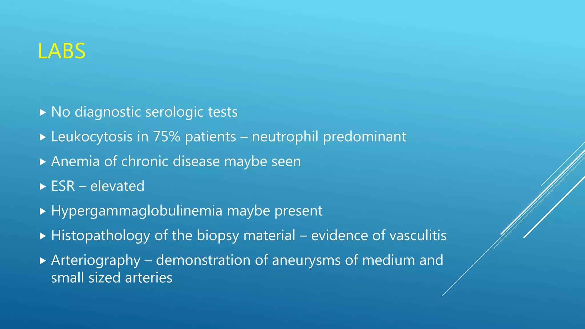 Systemic vasculitides - Wegener's Granulomatosis, Microscopic ...