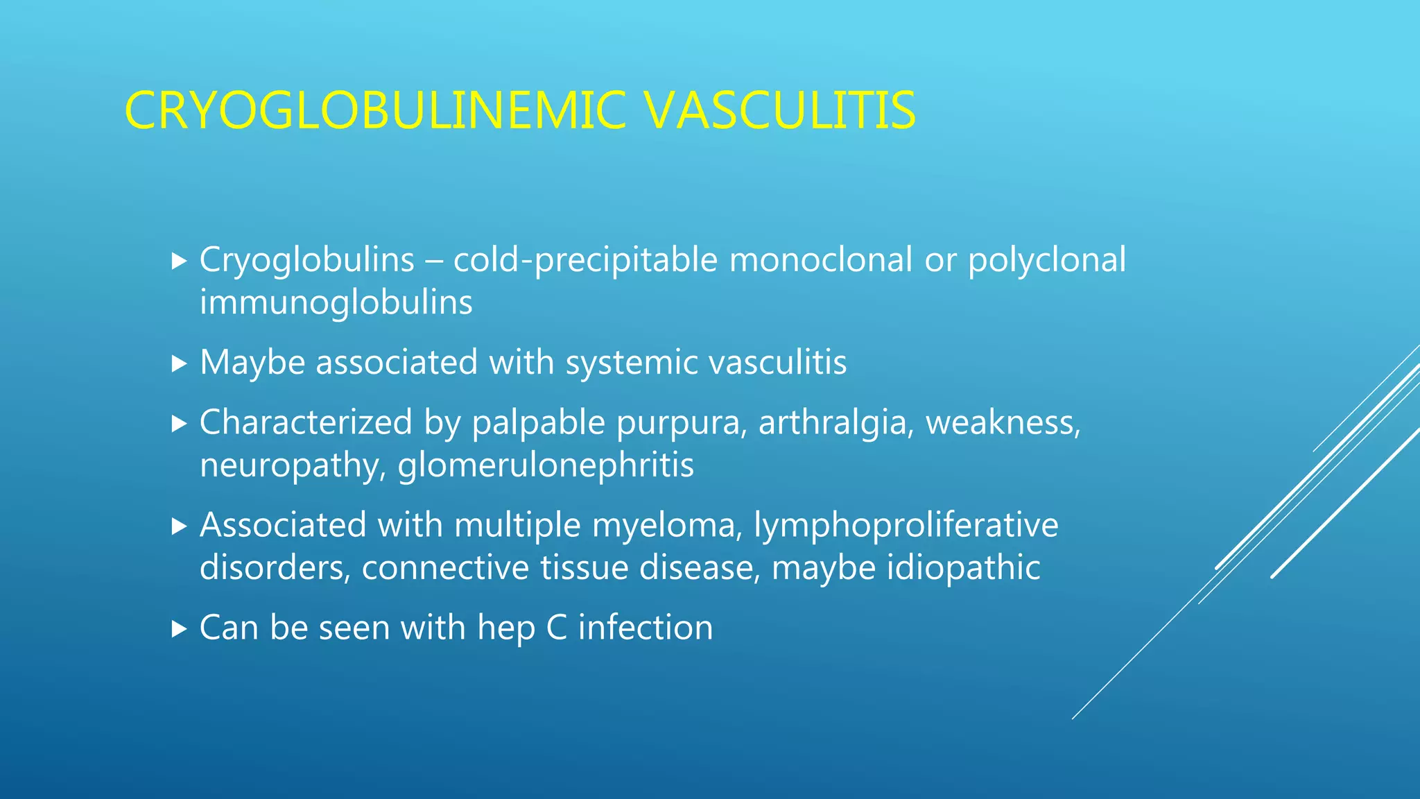 Takayasu Arteritis, IgA Vasculitis ( Henoch Schonlein ...