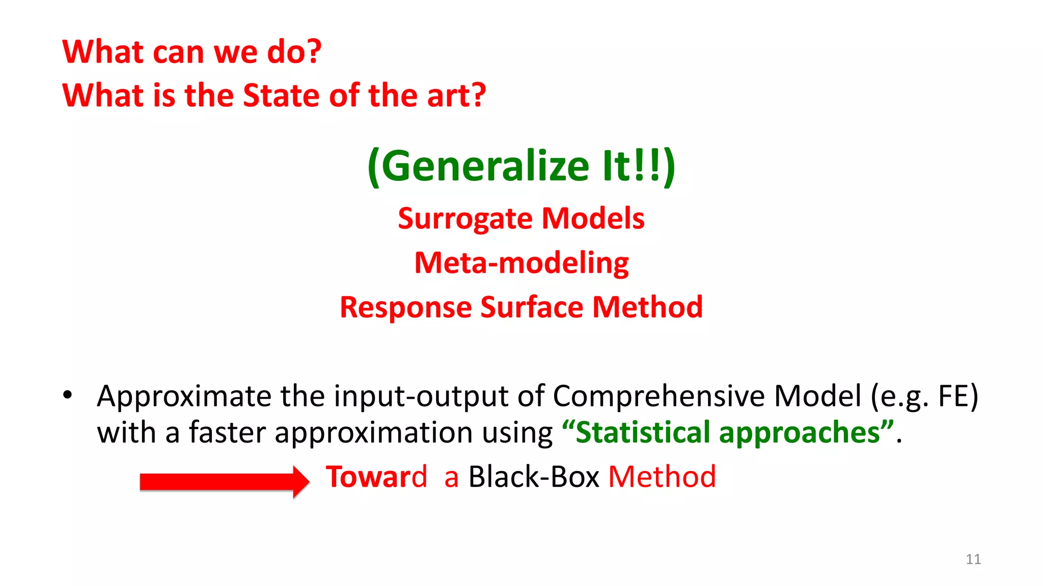 System identification and Surrogate Modeling | PPTX