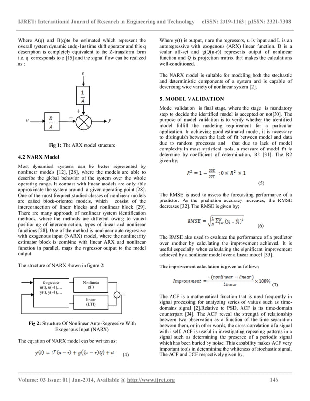 System identification of a steam distillation pilot scale using arx and narx approaches | PDF