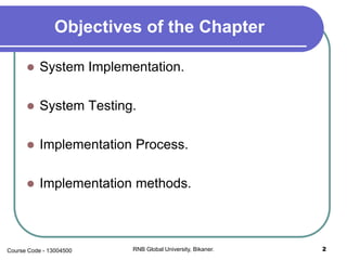 System implemantation | PPSX
