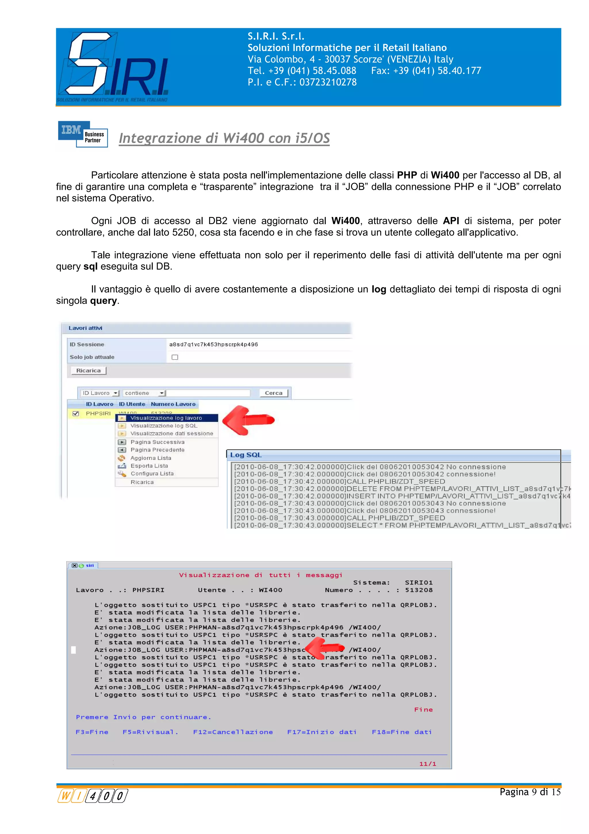 Wi400 i - framework for as400 | PDF