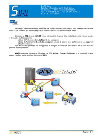Wi400 i - framework for as400 | PDF