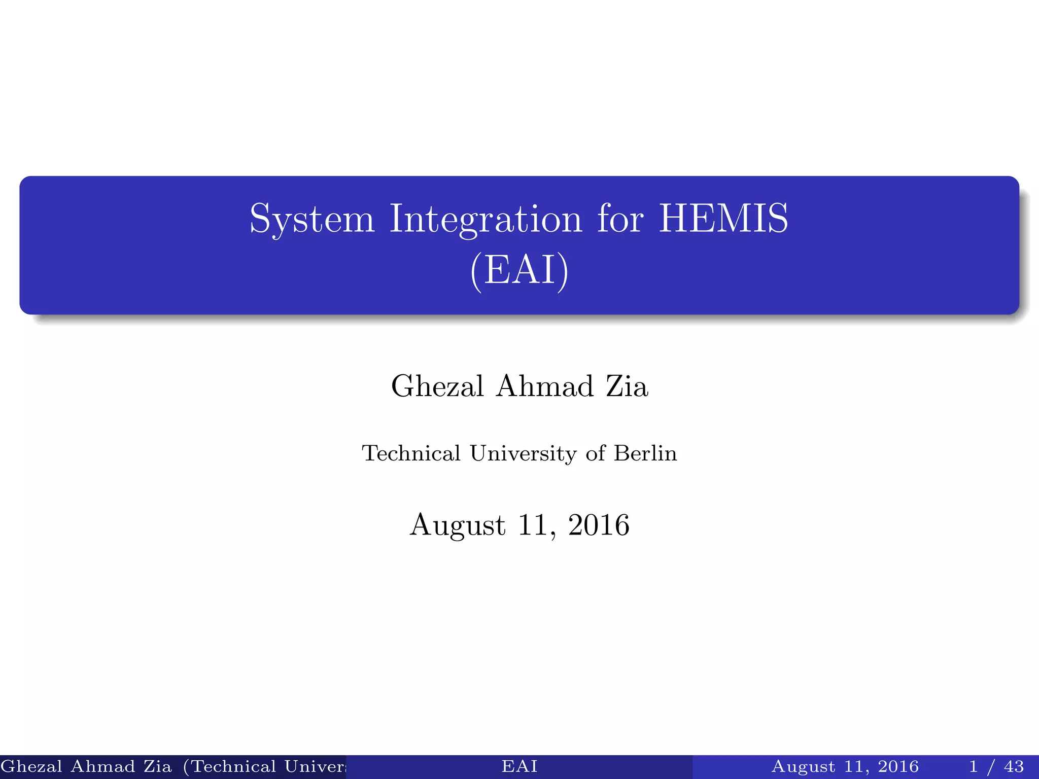 System integration for HEMIS | PDF