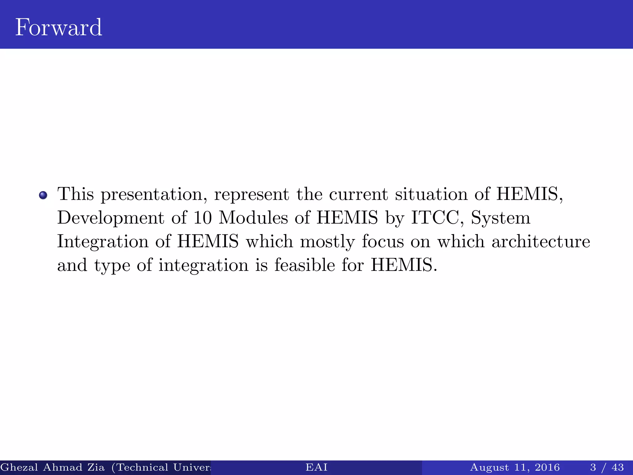 System integration for HEMIS | PDF
