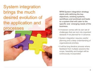 System integration challanges in Workforce Management | PPT | Business ...
