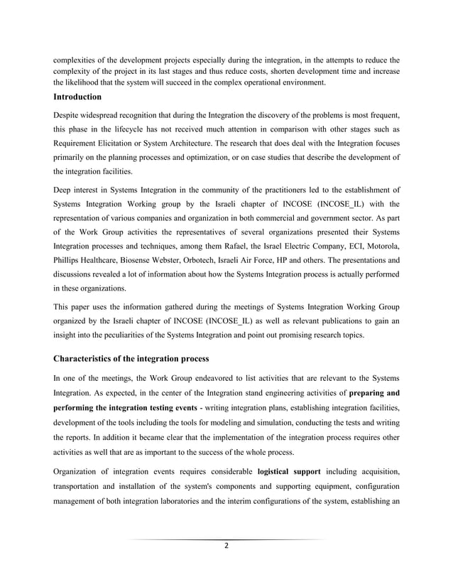 System integration complexity | PDF