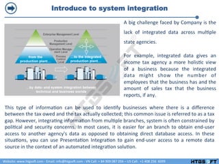 HTGSOFT - System integration services | PPT