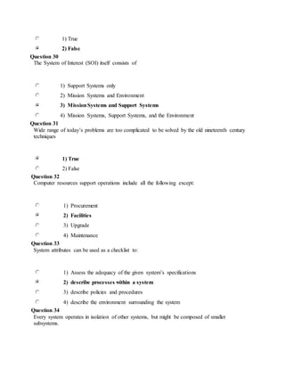 System integration final exam | DOCX