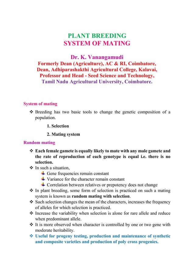 SYSTEM MATING.docx
