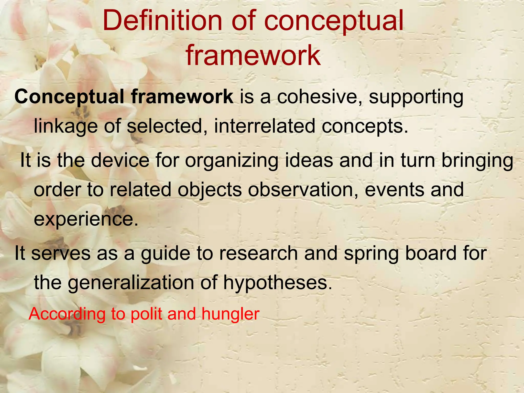 system modal CONCEPTUAL FRAMEWORK IN RESEARCH .ppt