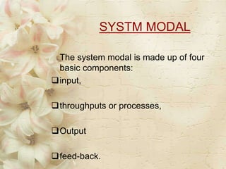 system modal CONCEPTUAL FRAMEWORK IN RESEARCH .ppt