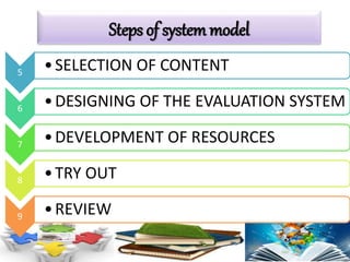 System model of curriculum | PPTX