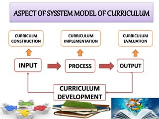 System model of curriculum | PPTX