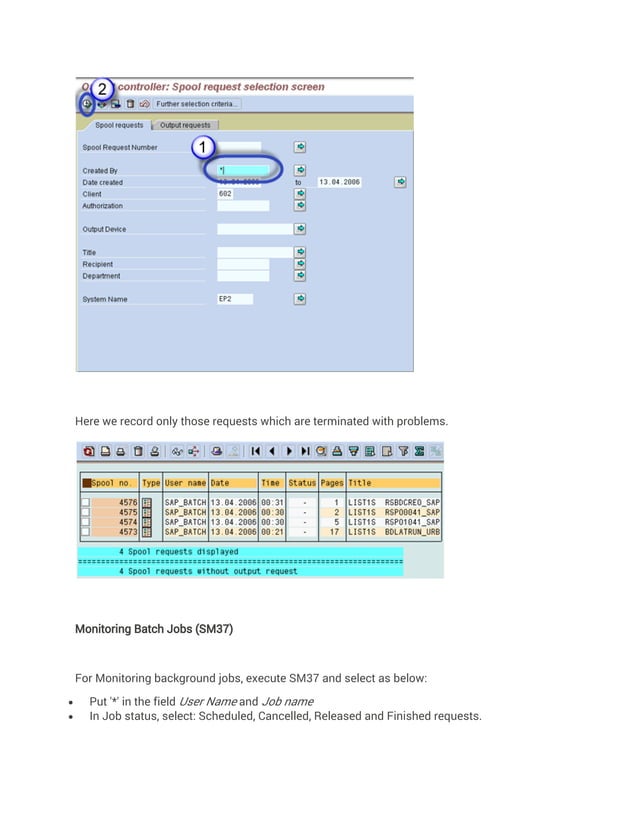 Step by step SAP ABAP system monitoring. | PDF