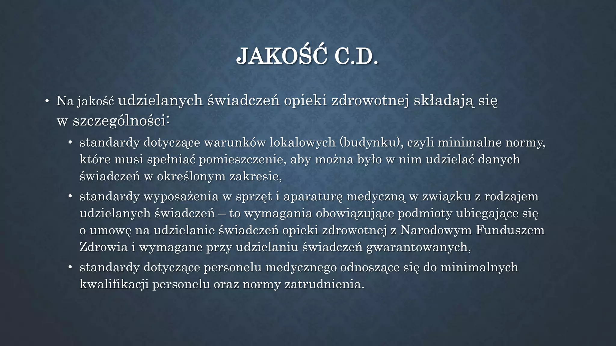 System ochrony zdrowia w polsce ok. 1 | PPTX