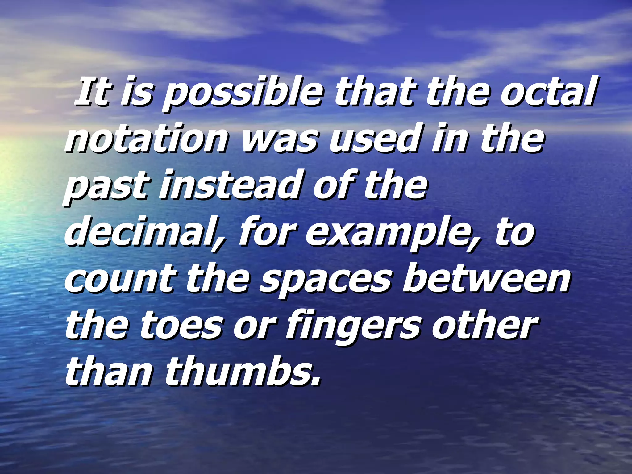 Maths:System Octal | PPT