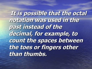 Maths:System Octal | PPT