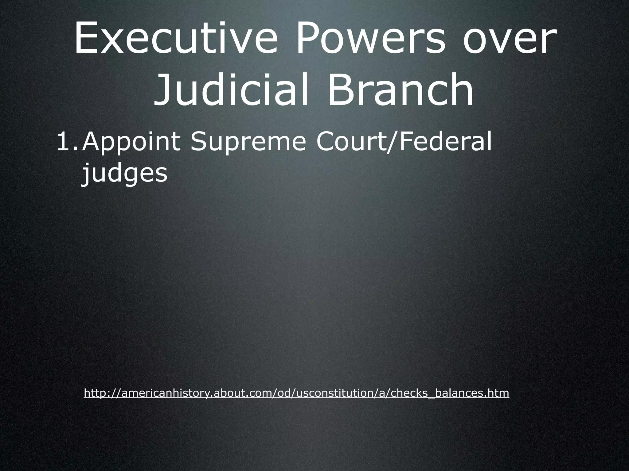 System of Checks and Balances | PPT