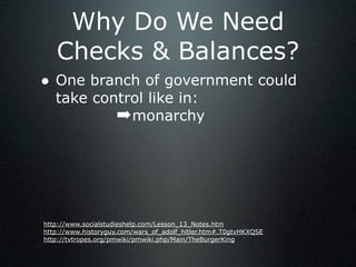 System of Checks and Balances | KEY