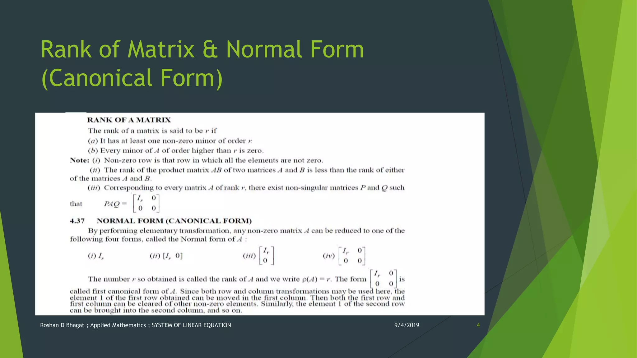System of equation | PPTX