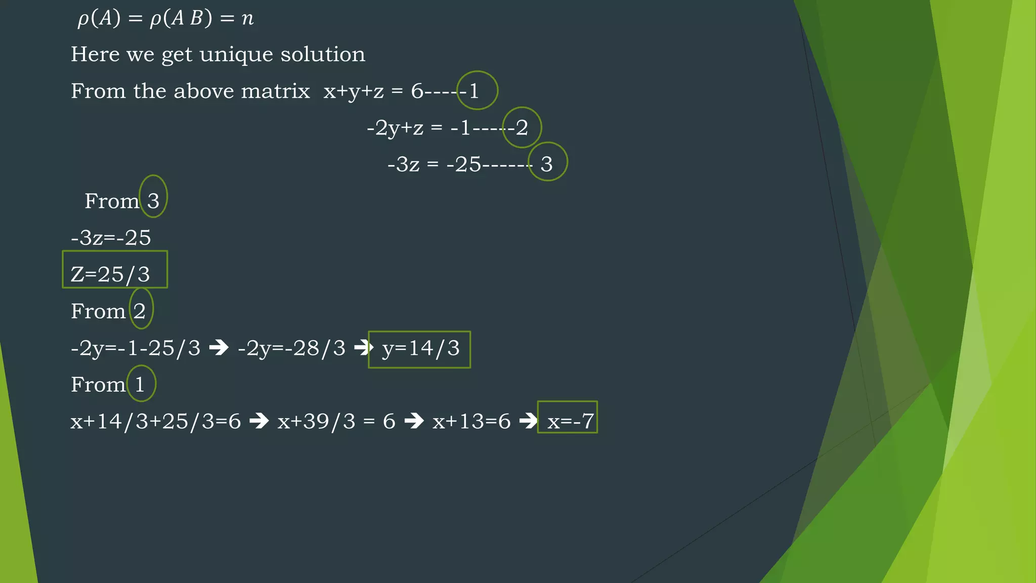 System Of Homogeneous And Non Homogeneous Equations Ppt Nadi Pptx