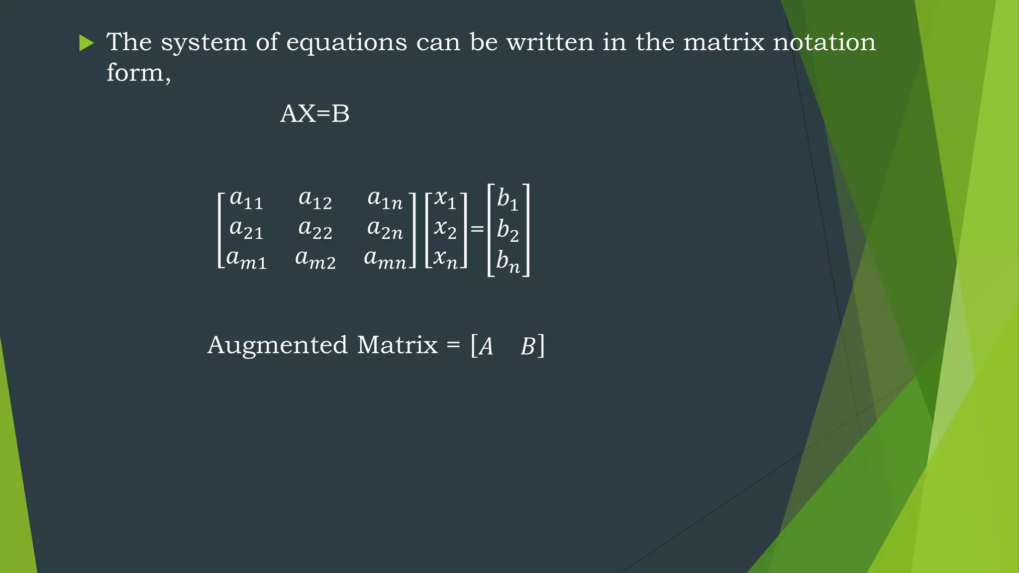 System Of Homogeneous And Non Homogeneous Equations Ppt Nadi Pptx