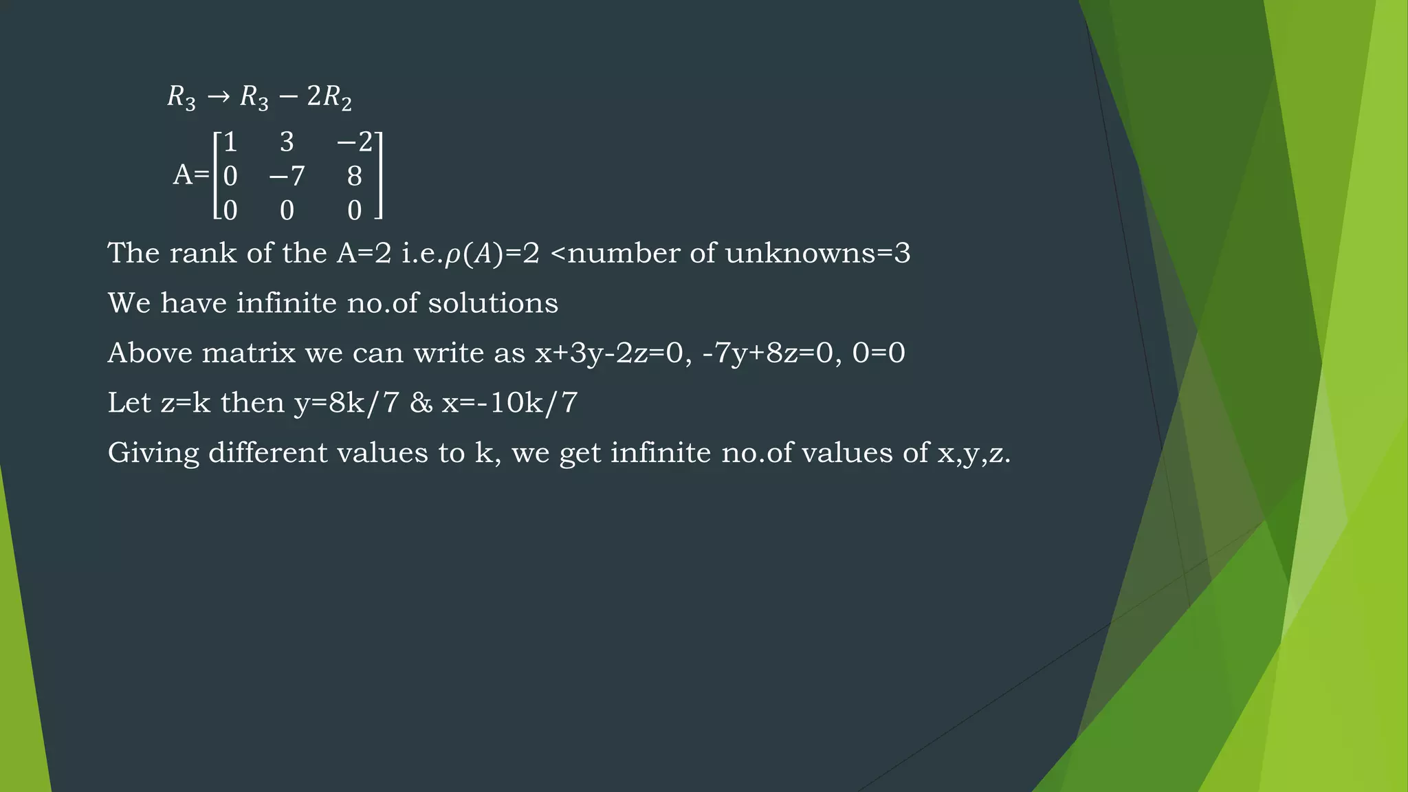 System Of Homogeneous And Non Homogeneous Equations Ppt Nadi Pptx