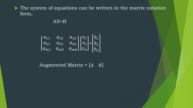 System of Homogeneous and Non-Homogeneous equations ppt nadi.pptx | Physics | Science