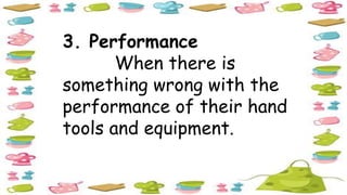 System of identifying non functional tools and equipment | PPTX | Bath ...