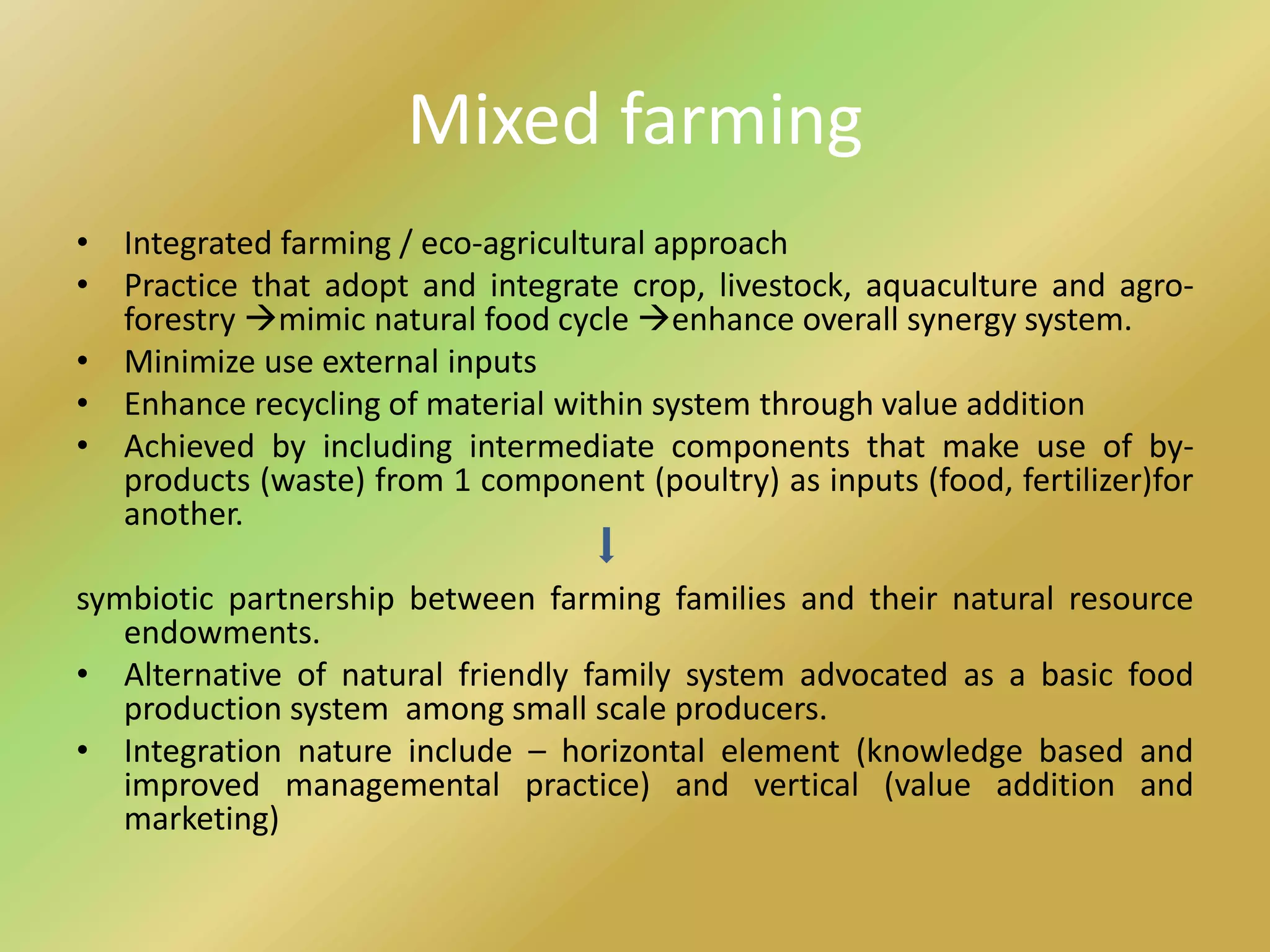 System of integration in broilers | PPTX