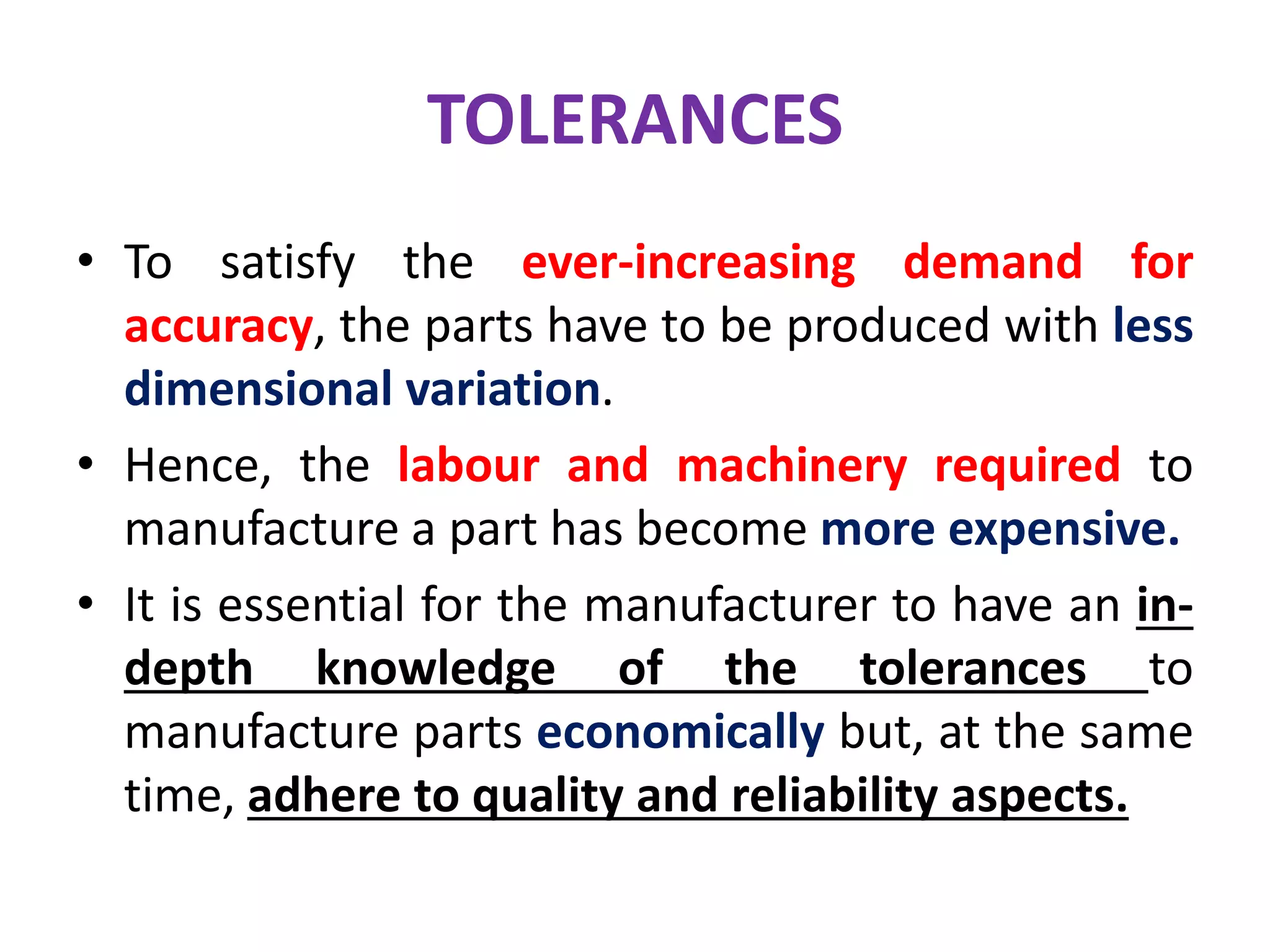 System of Limits, Fits, Tolerance and Gauging | PPTX