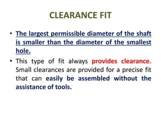 System of Limits, Fits, Tolerance and Gauging | PPTX