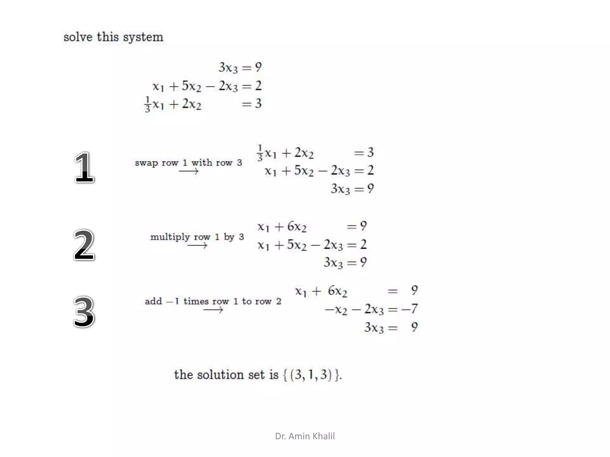 Math Geophysics-system of linear algebraic equations | PPTX