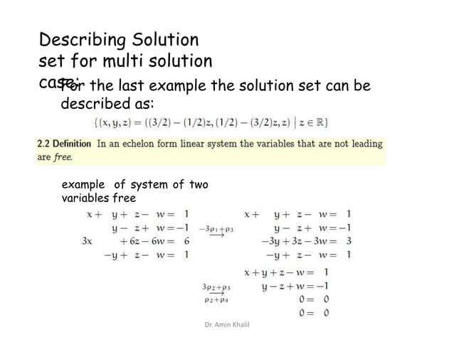 Math Geophysics-system of linear algebraic equations | PPTX